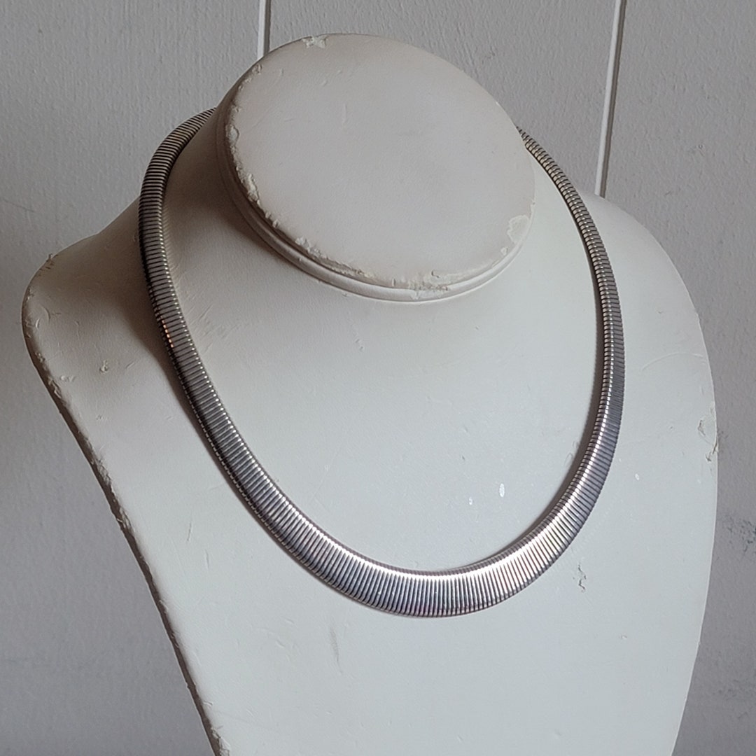 Vintage Sterling Silver Cleopatra Necklace - Etsy