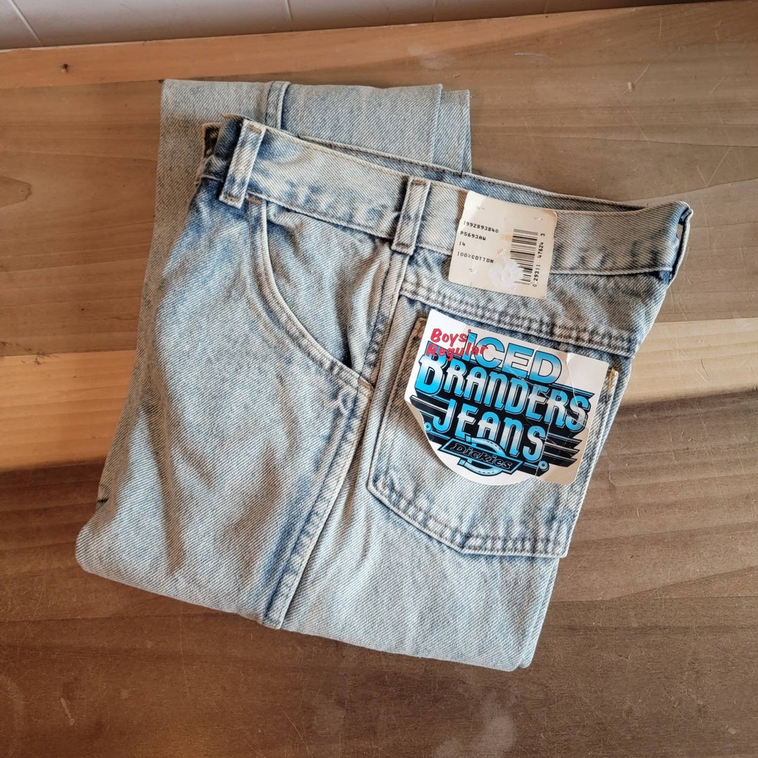 Vintage Dead Stock Dickies Boys Regular Iced Branders Jeans Size 14 100% Cotton - Etsy