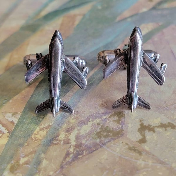 Airplane Cufflinks - Etsy