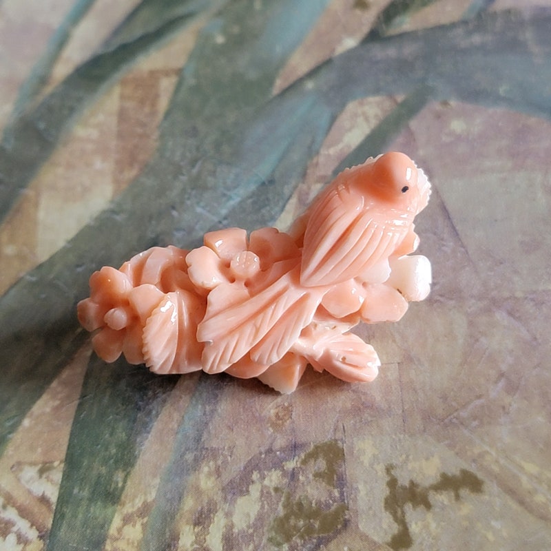 Coral Pin - Etsy