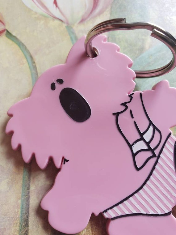 Vintage koala bear keychain - Gem