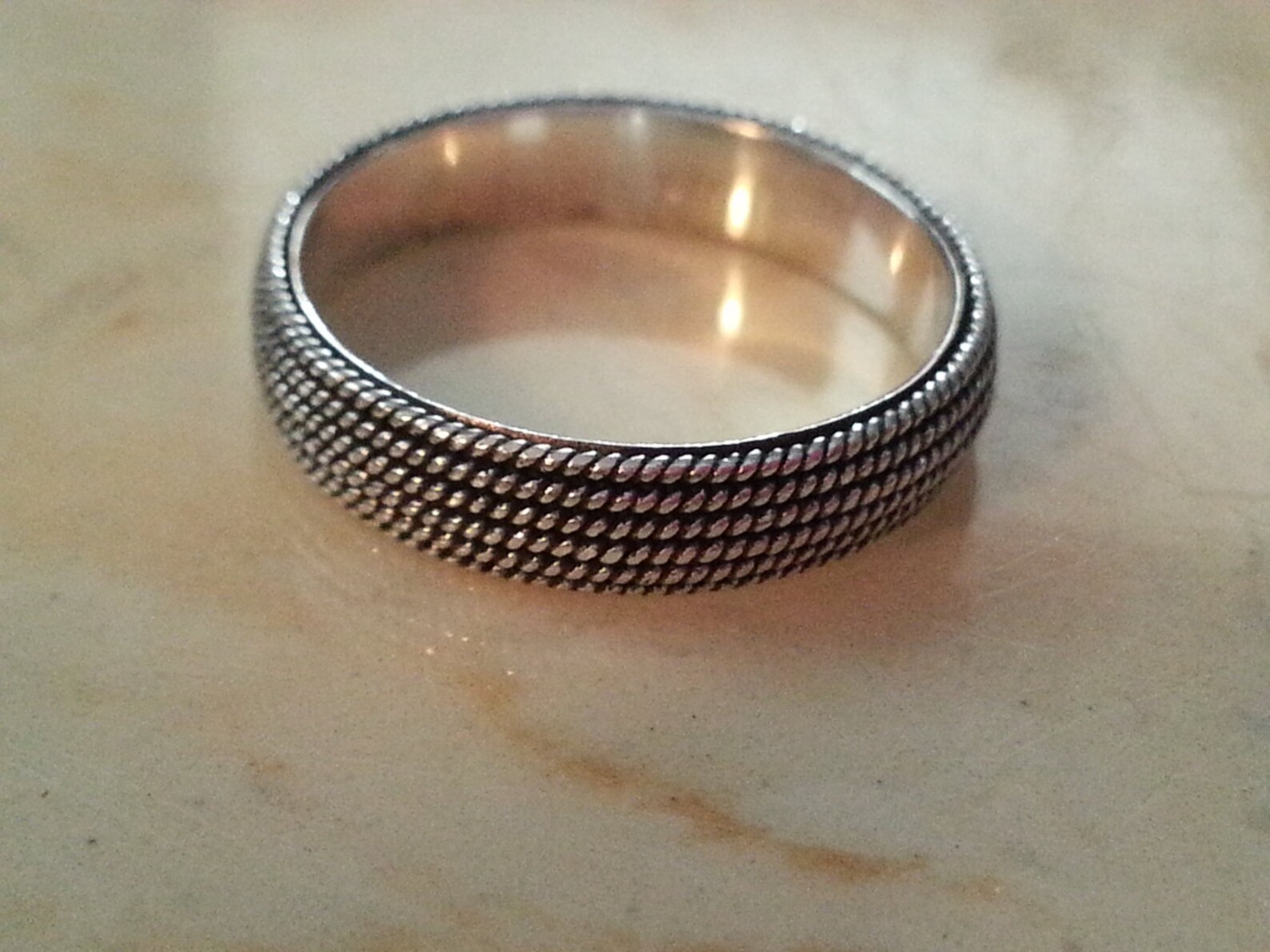 Vintage Sterling Silver 925 Band Ring 1980s Twist Rope Ring - Etsy
