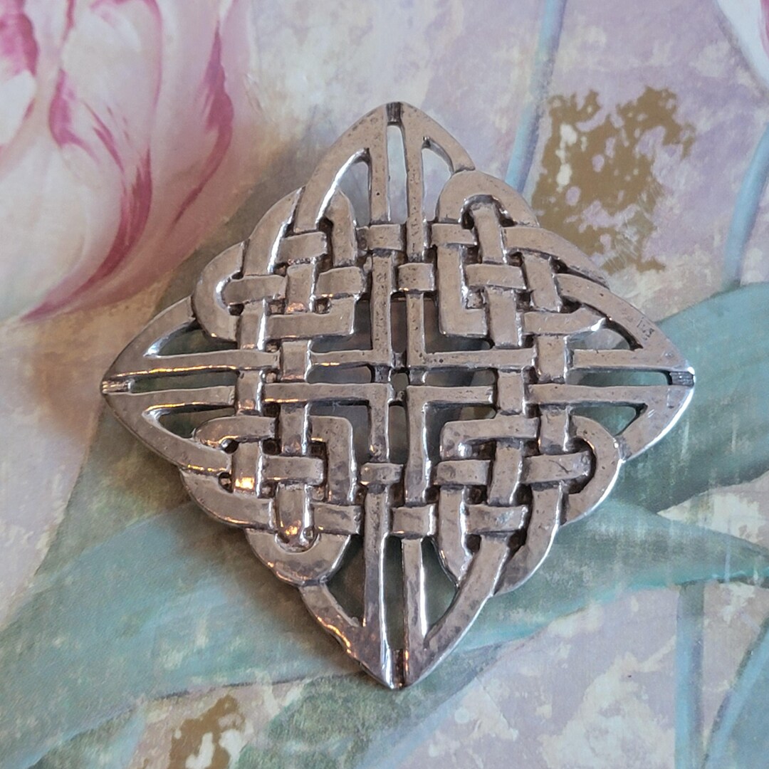 Vintage Signed Havstad Tinn Made in Norway Norwegian Pewter Brooch or ...