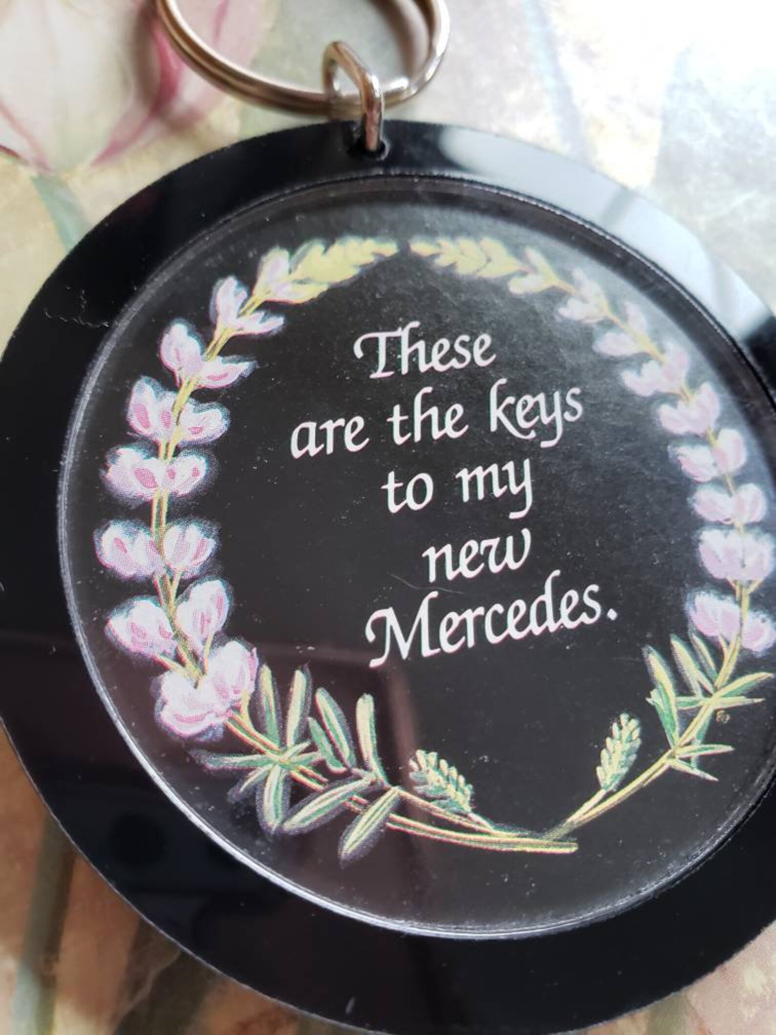Vintage These Are the Keys to My New Mercedes Key Ring Key - Etsy