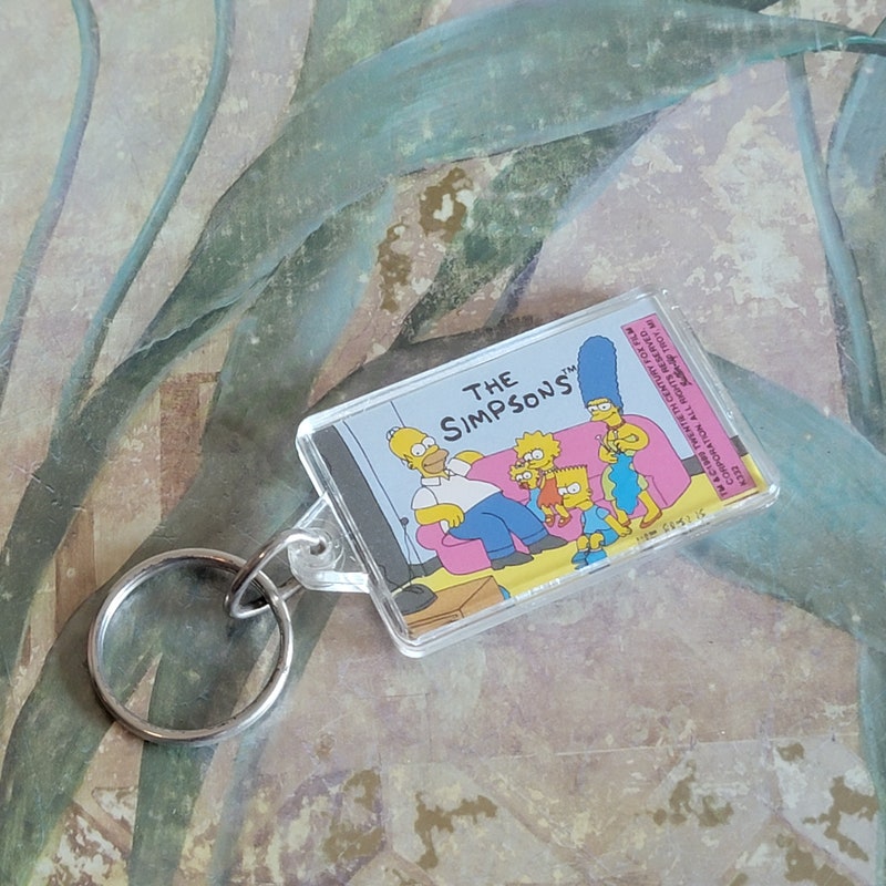Vintage Simpsons Keychain - Etsy