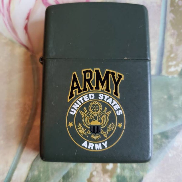 Vintage Army Lighter - Etsy