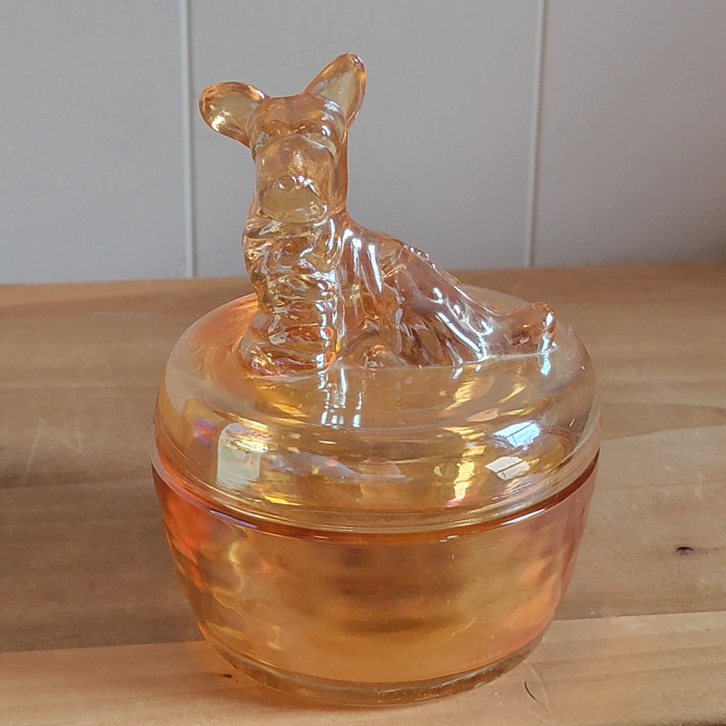 Vintage Powder Jar - Etsy
