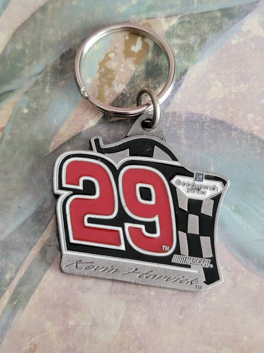 Vintage Kevin Harvick #29 NASCAR Keychain - Bergamot 2001 - Etsy