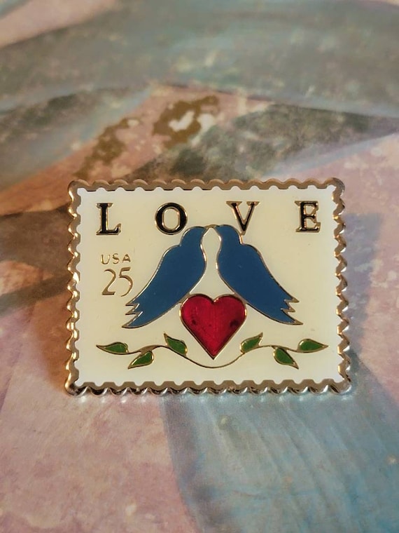 vintage 1989 love stamp - Gem