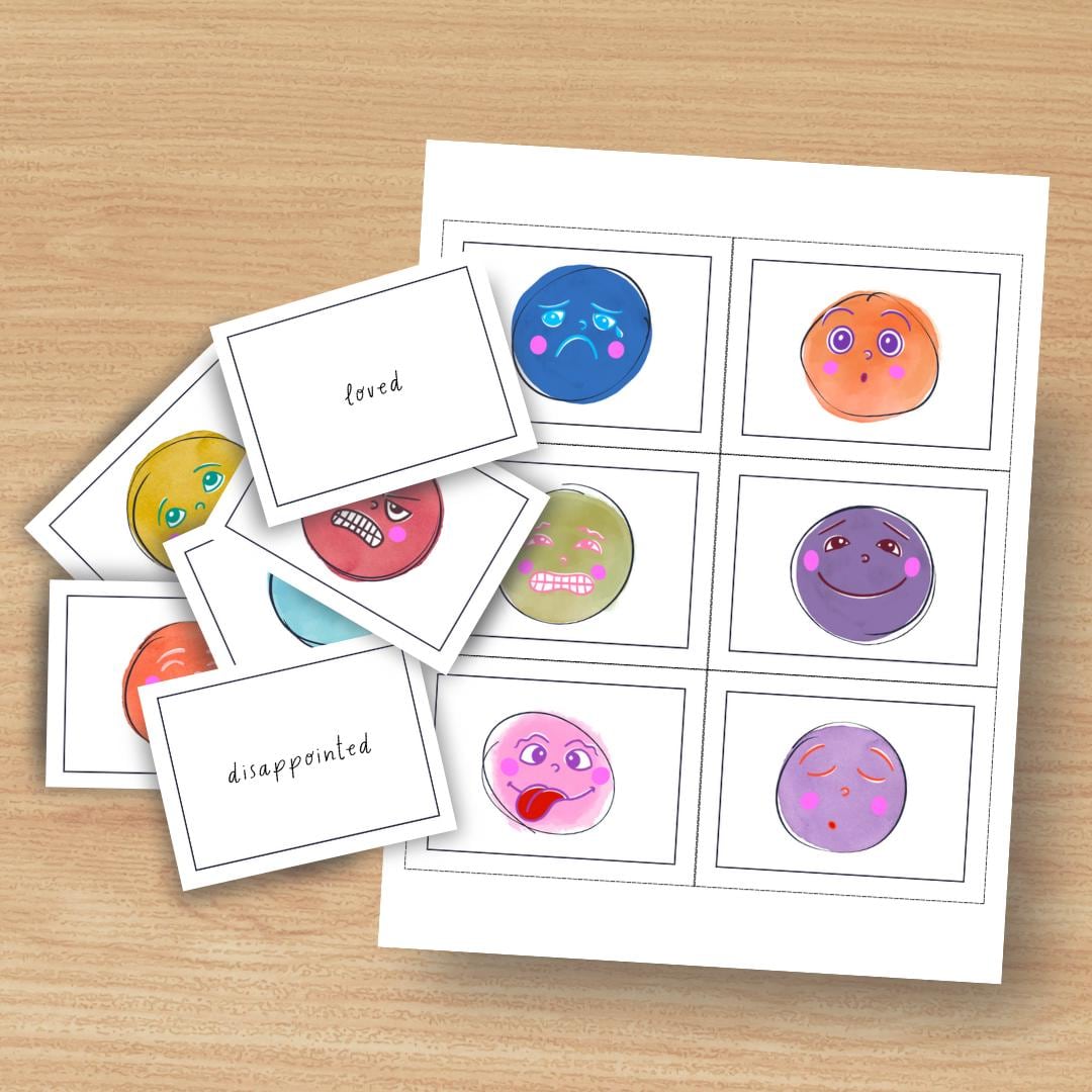 Printable Feelings Flashcards for Kids – Emotion Recognition Cards ...