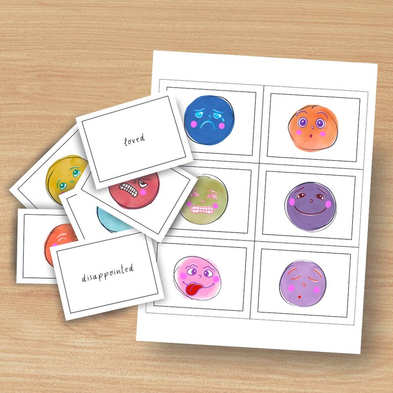 Printable Feelings Flashcards for Kids – Emotion Recognition Cards ...