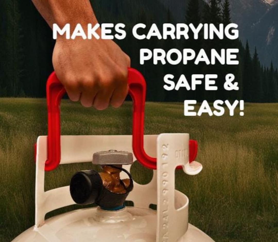 2 Pack - Propane Tank Carrying Handles, RV & Camping Gift, Camping ...