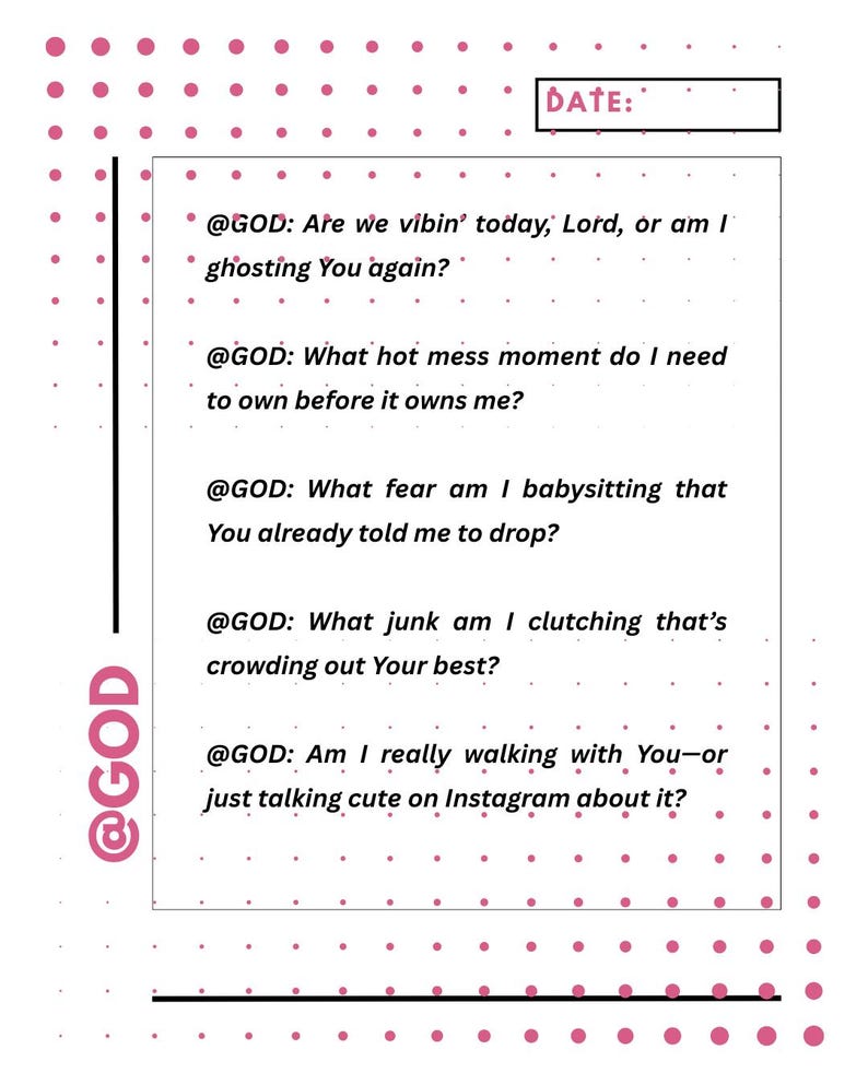 Guided Bible Journaling Templates: (self Reflection) Sassy Christian ...