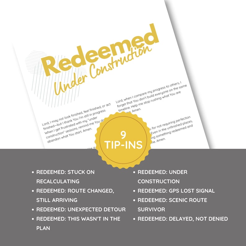 Bible Study War Binder Bundle | Redeemed: Stuck on Recalculating | 9 ...