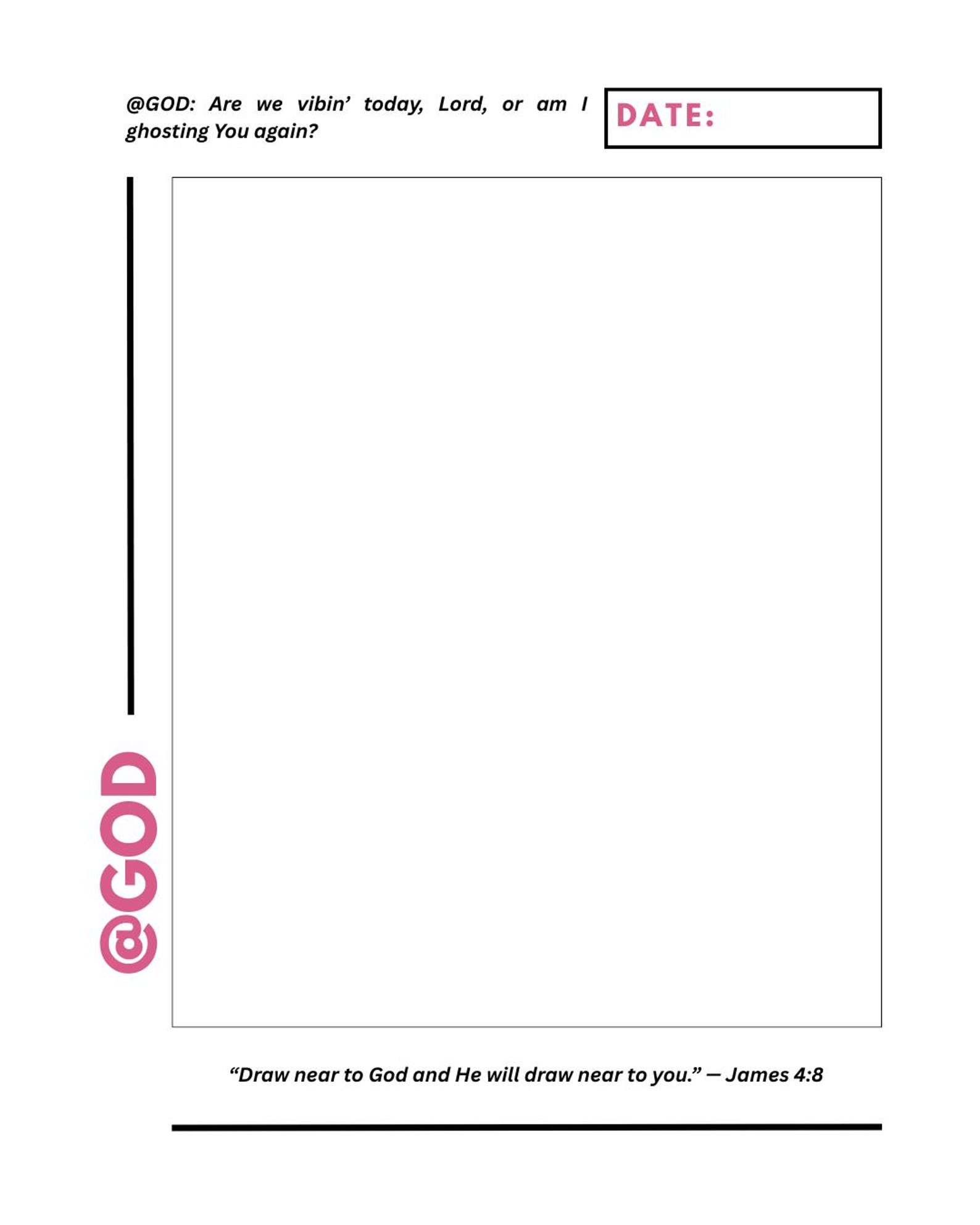 Guided Bible Journaling Templates: (self Reflection) Sassy Christian ...