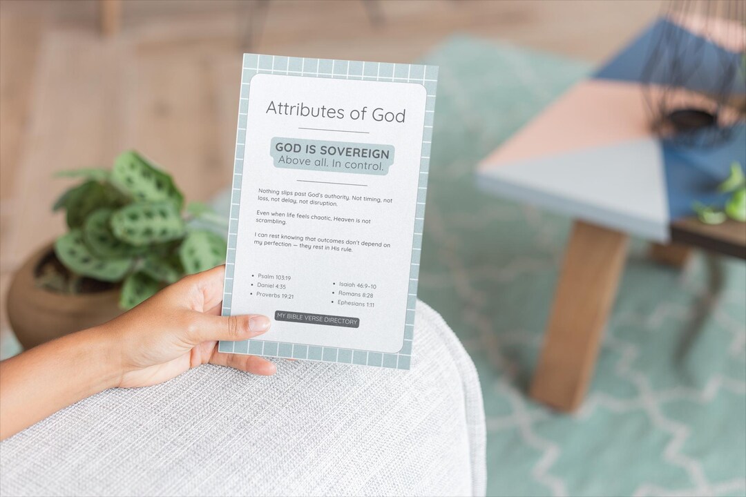 Attributes of God: God is Sovereign | War Binder Tip in Insert ...