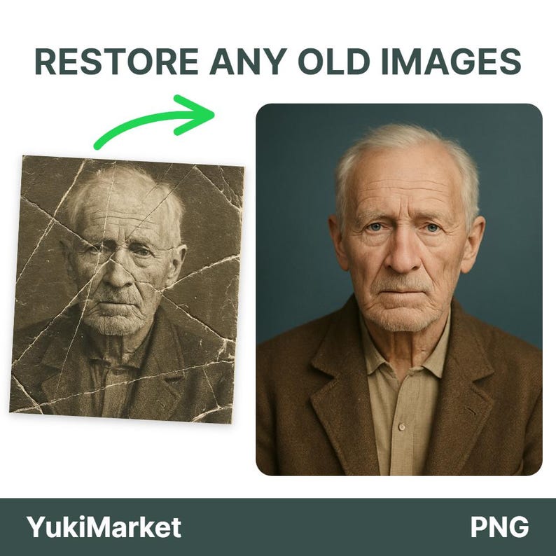 Old Photo Restoration & Recreation: Digital Image Repair (300 DPI JPG ...