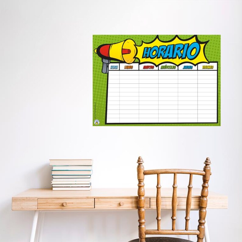 Weekly Printable Comic Schedule - Etsy