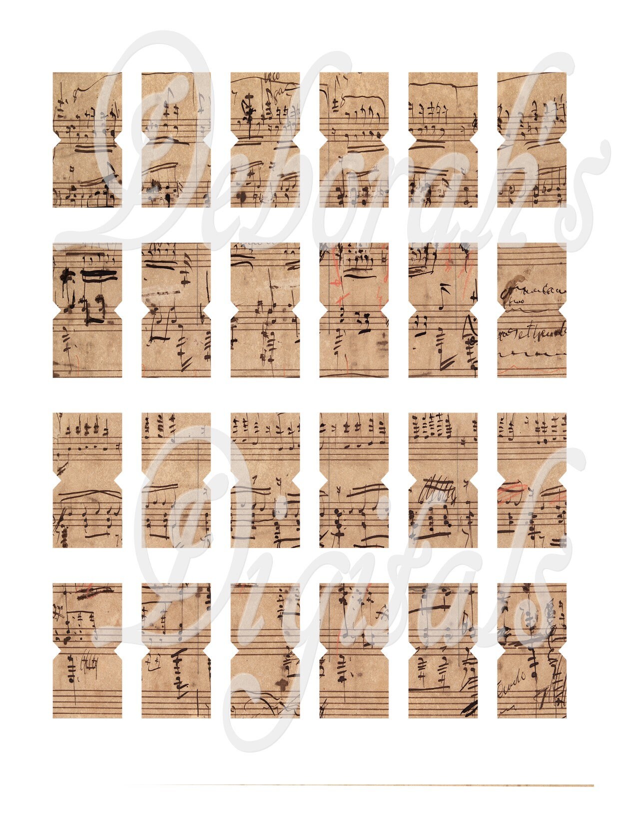 230 Musical Junk Journal Kit, Printable Pages, Digital Papers ...