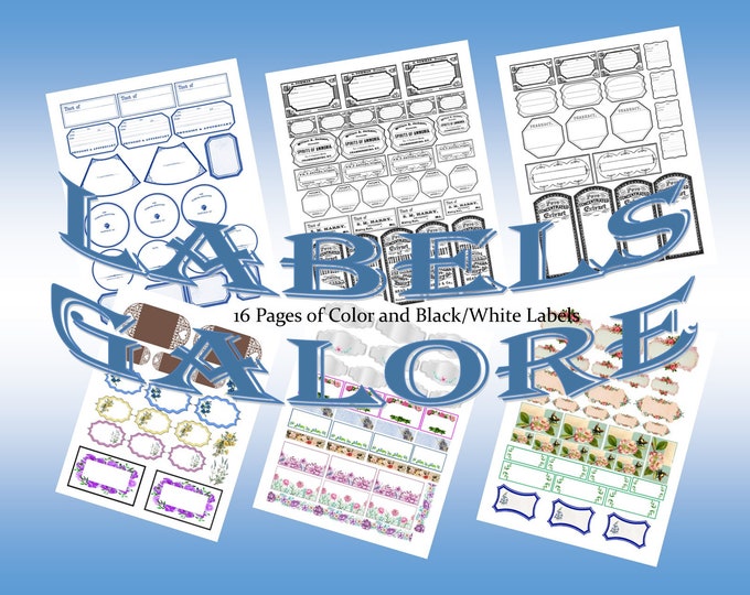 Stampin' Up! Color Labels: Current Colors & Swatches (digital Download ...