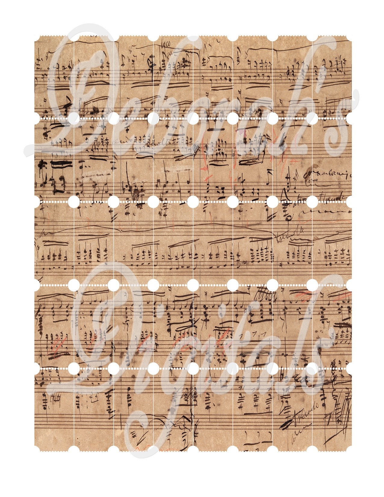 230 Musical Junk Journal Kit, Printable Pages, Digital Papers ...