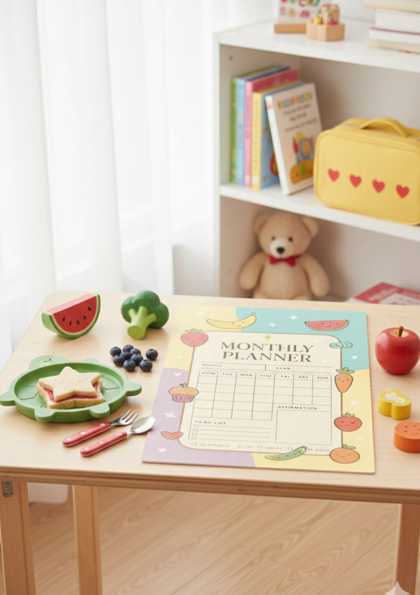 Kids Weekly Planner, Printable Daily Journal, Toddler Chart ...