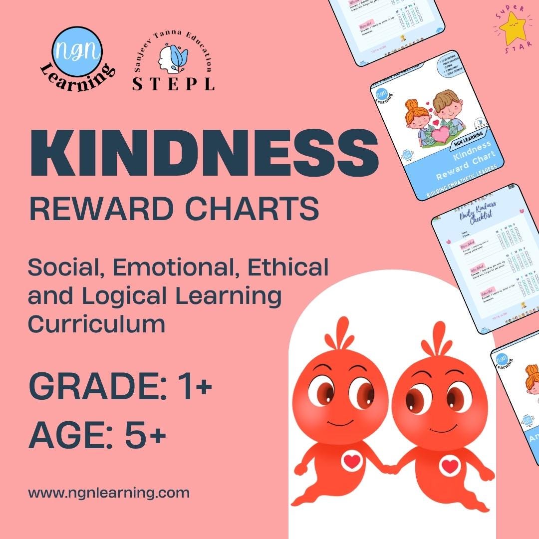 Kindness Reward Chart - Etsy