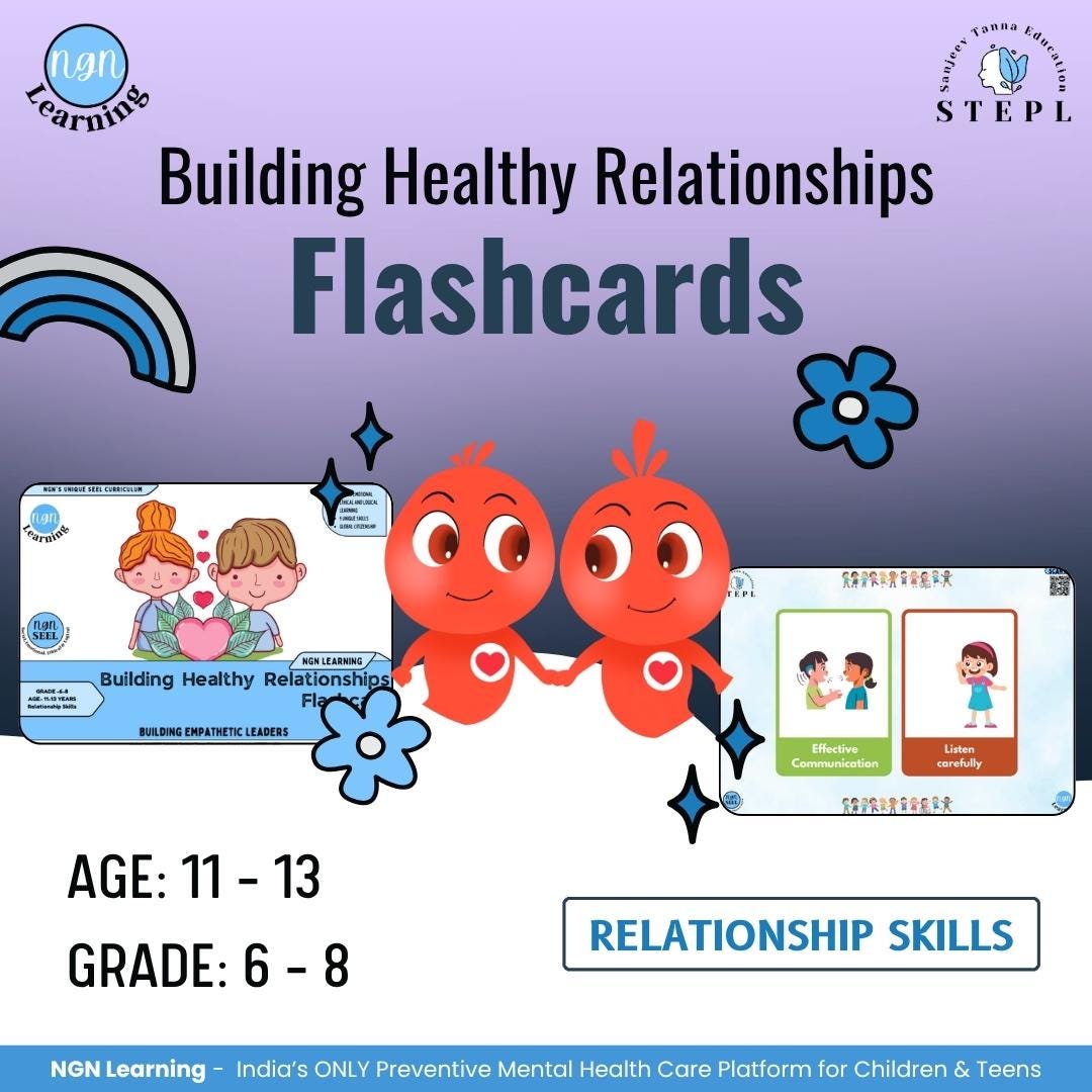 Building Healthy Relationships Flashcards - Etsy