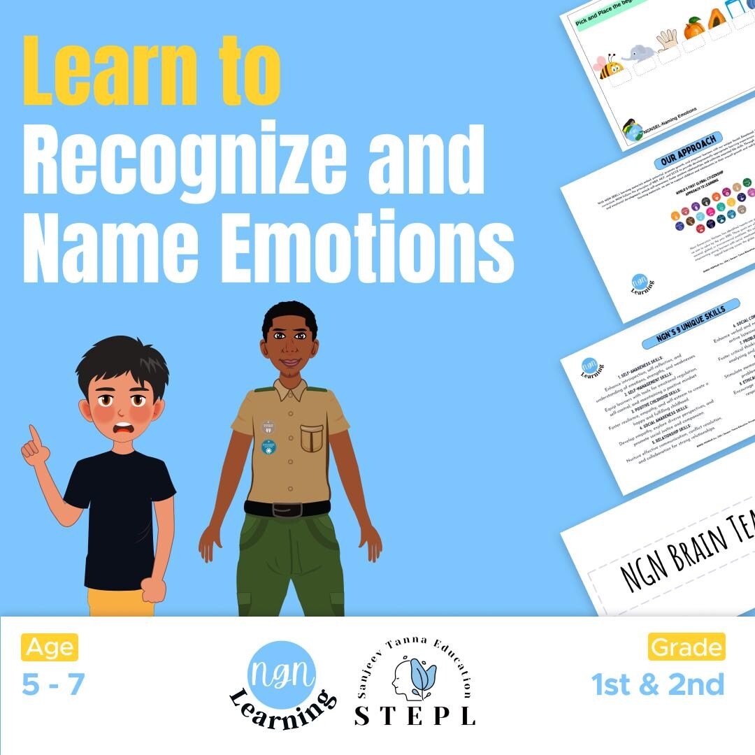 Recognizing and Naming Emotions Concept Teaching - Etsy