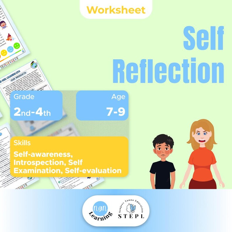 Self Reflection Worksheet - Etsy