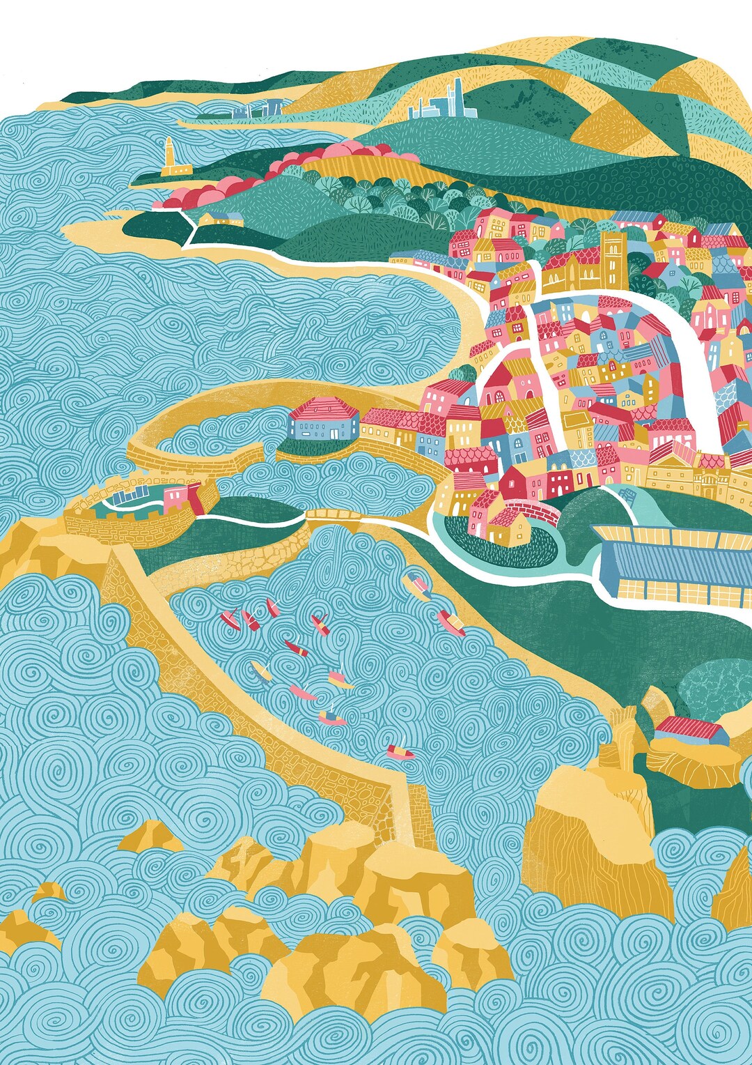 Dunbar From the Sky: Limited Edition Print - Etsy UK