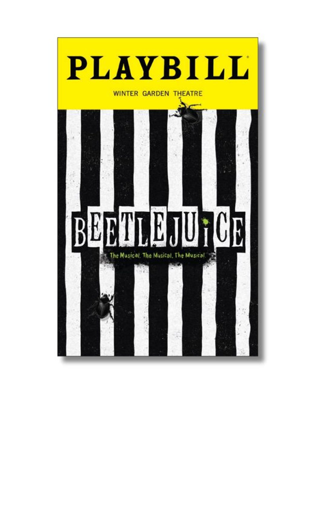 Beetlejuice Playbill Sticker - Etsy