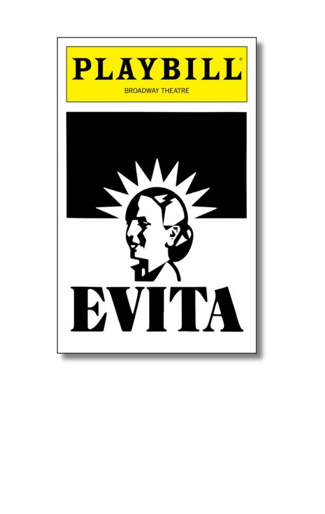 Evita Playbill Sticker - Etsy