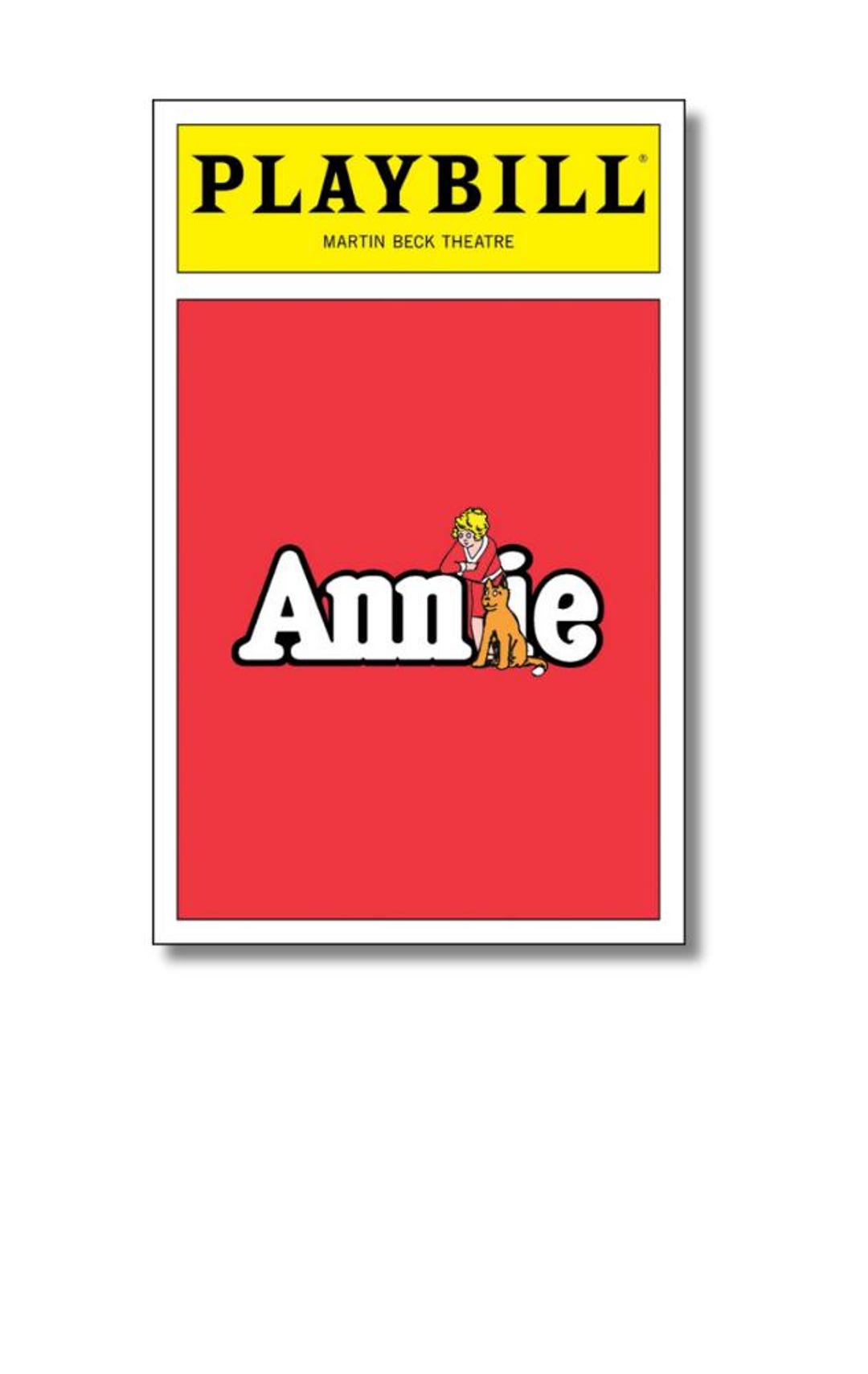 Annie Playbill Sticker - Etsy
