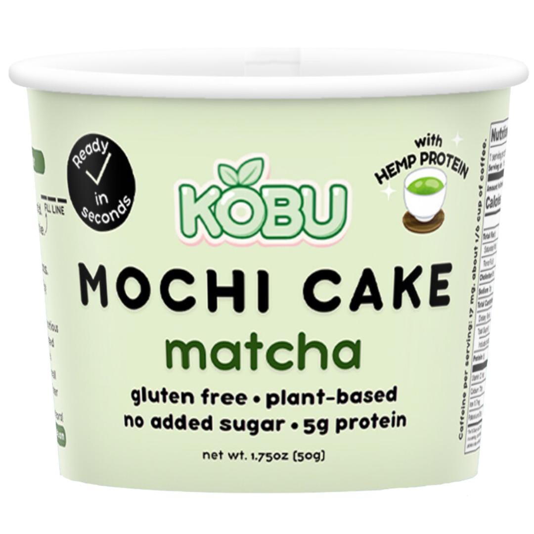 KOBU Matcha Mochi Cake Cups - Gluten Free, Vegan, No Added Sugar ...