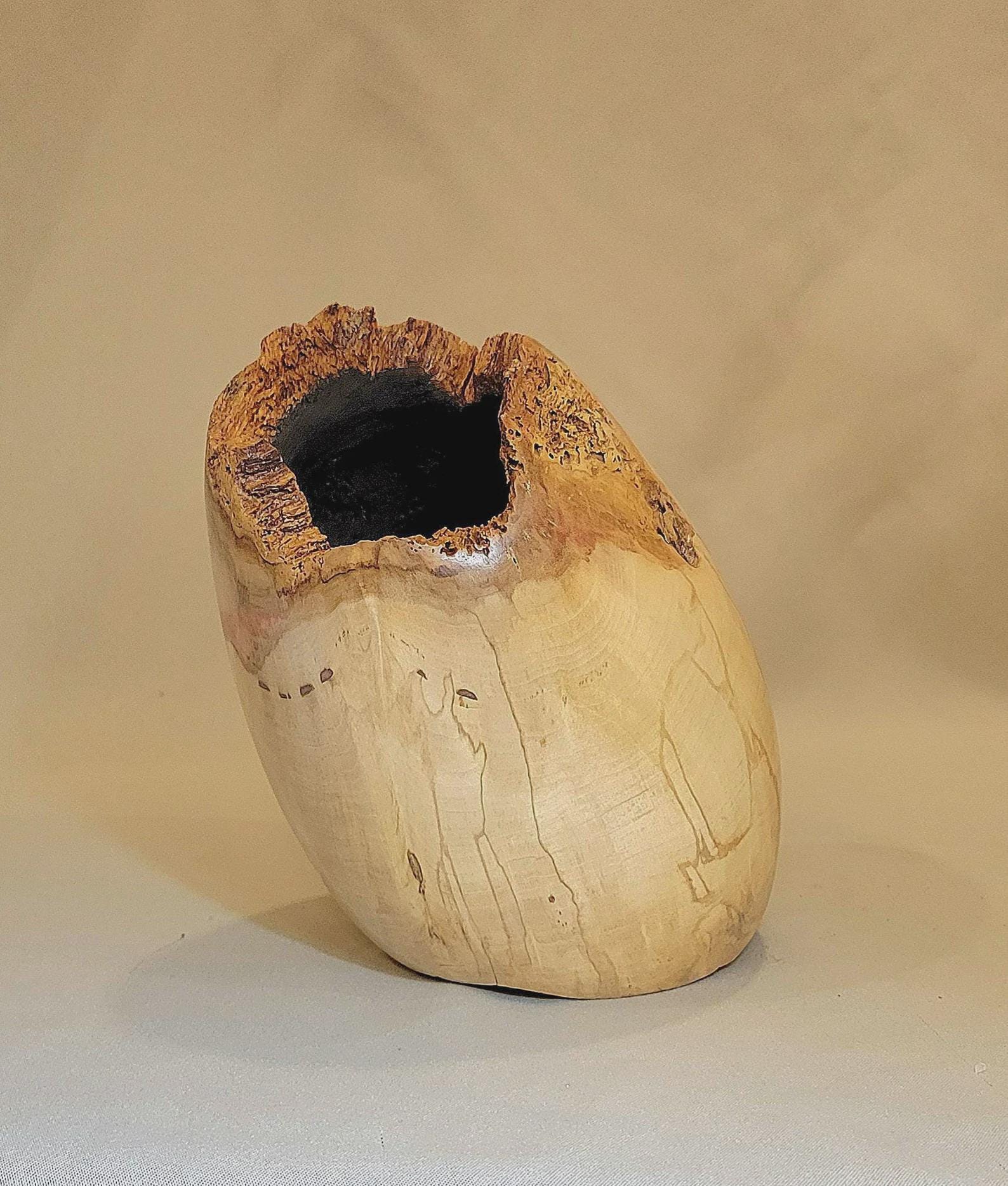 Flamed, Figured, Spalted Box Elder Wood Turning - Etsy