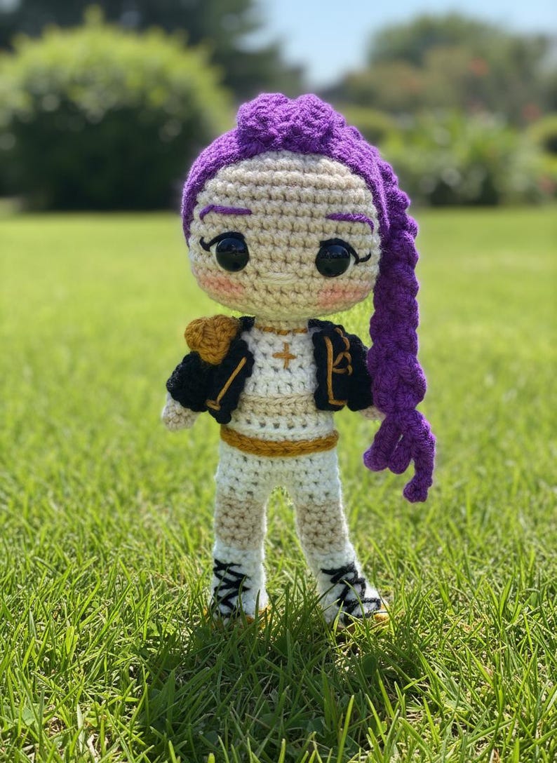 Kpop Demon Hunters Crochet Pattern, Argumani Crochet Patterns, Rumi ...