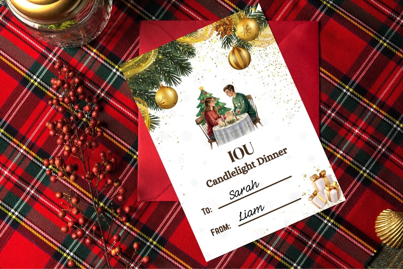 Christmas Gift IOU Cards (I Owe You) | 24 Printables + Bonus - Etsy