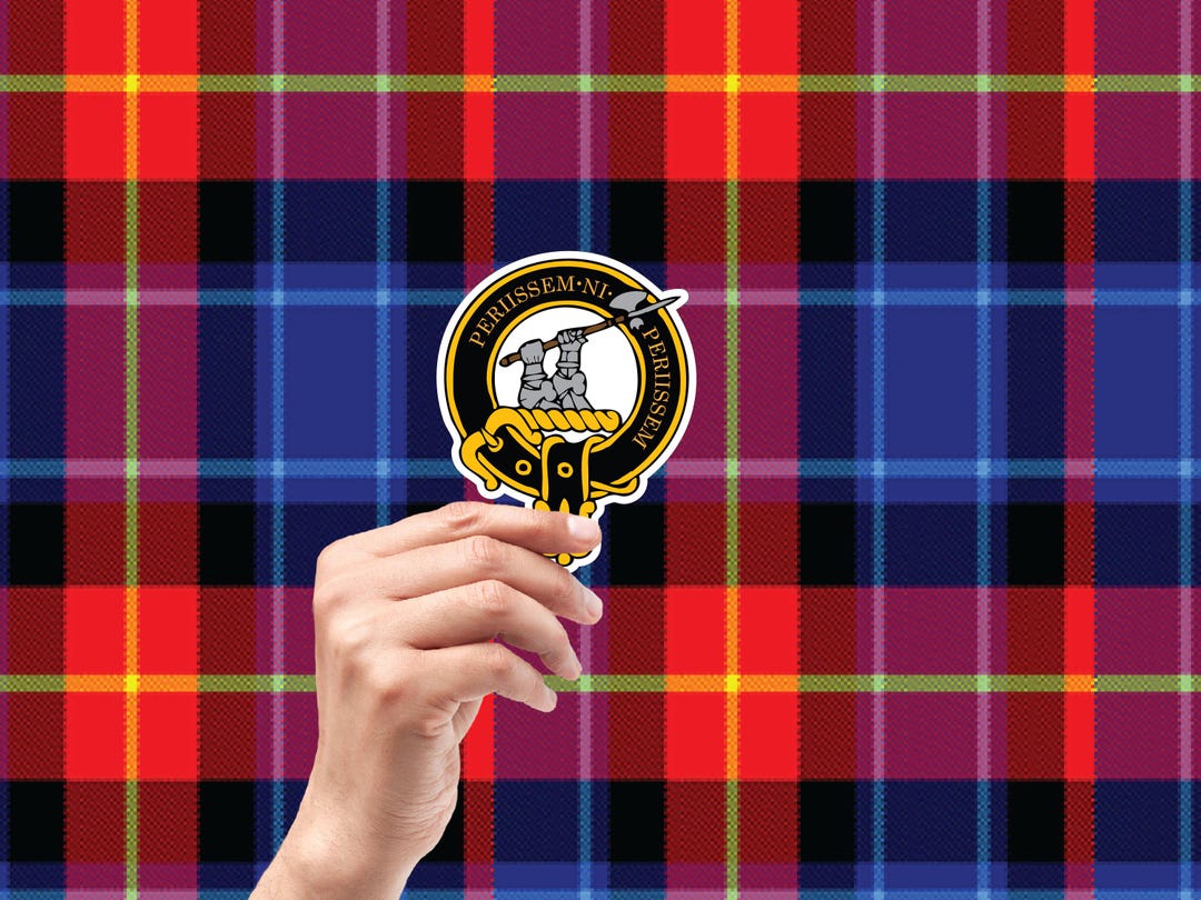 Anstruther Clan Crest, Clan Stickers, Scottish Clan Sticker, Scotland ...
