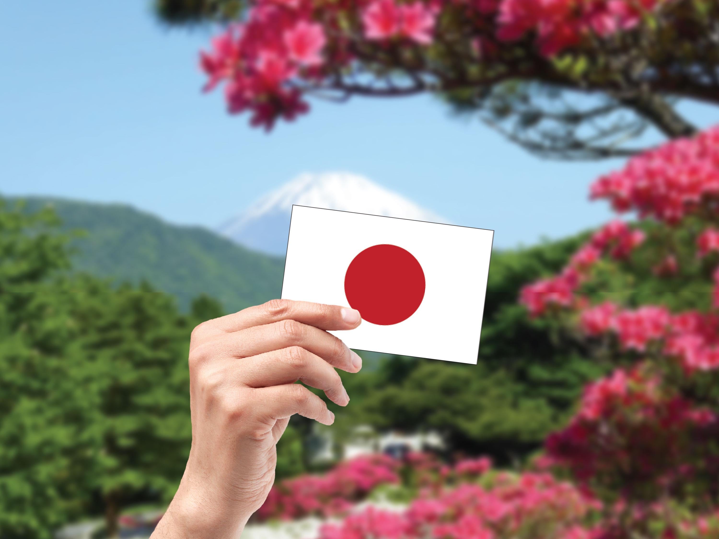 Japan Flag Sticker, International Sticker, Nations Flag Sticker, Water ...