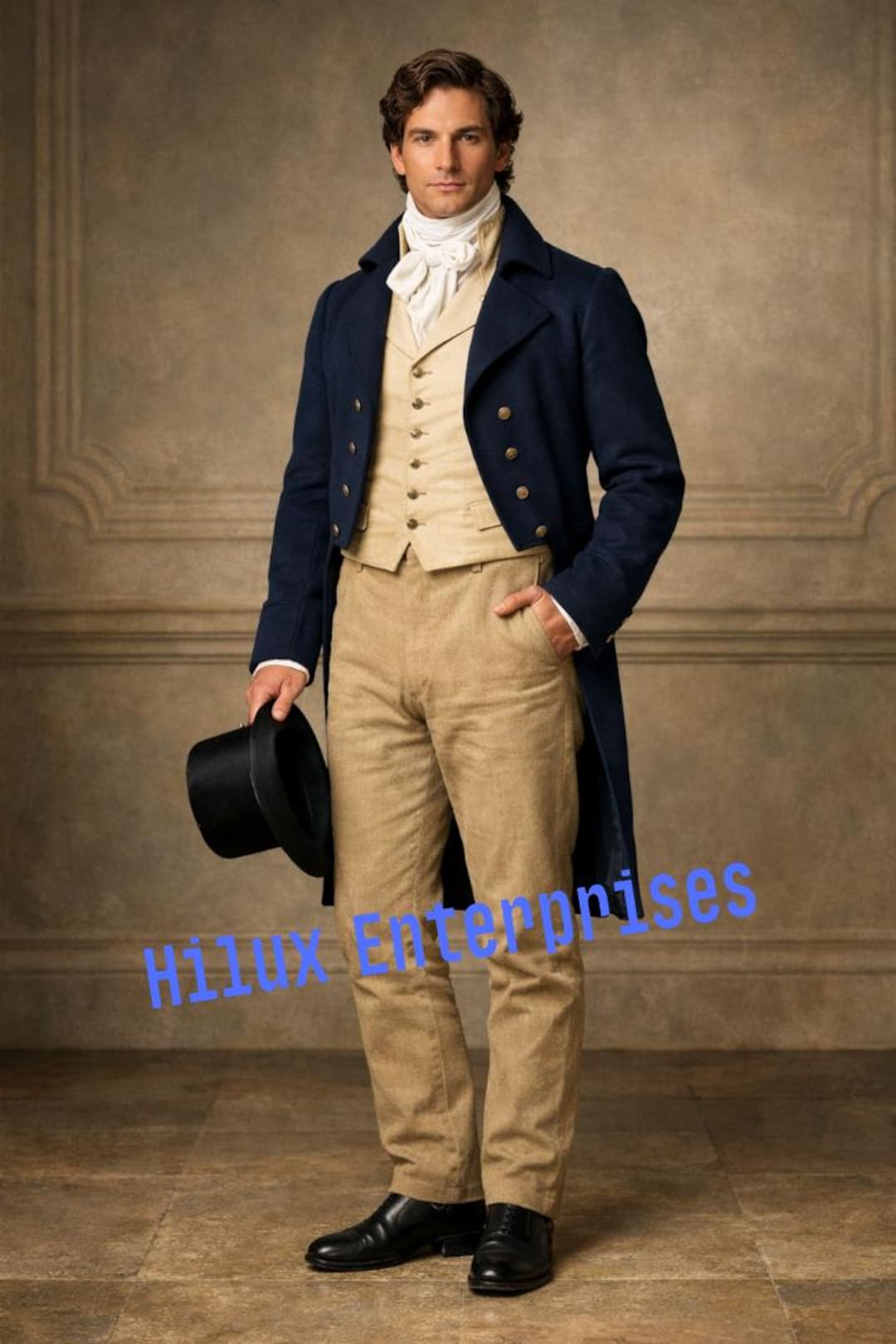 Regency Era Handmade Gentleman’s Tailcoat Ensemble – Authentic 19th ...