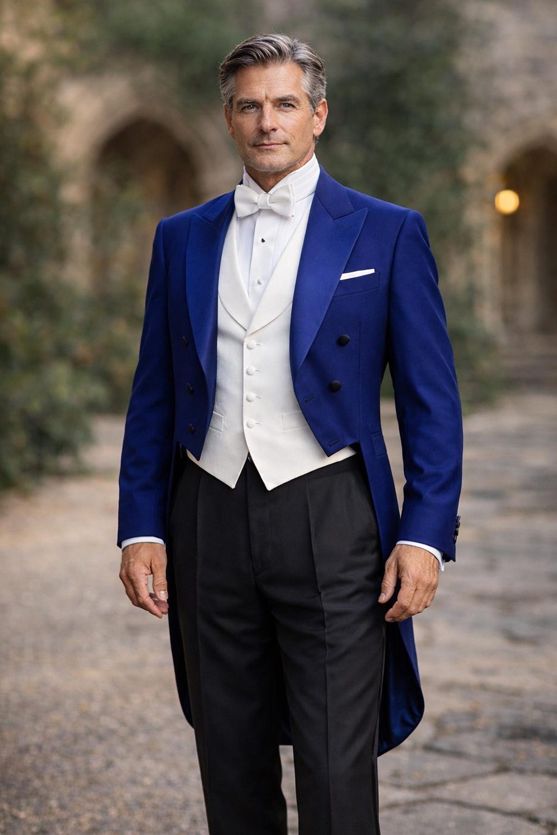 Men's Formal Tailcoat | Regency Wedding Suit for Groom | Victorian ...