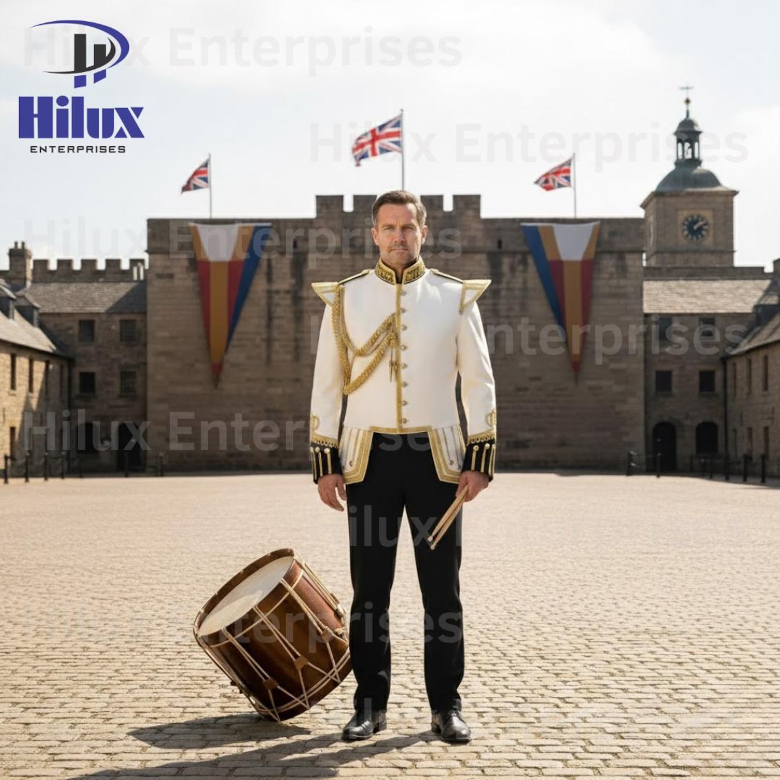 Prince Charming White Military Jacket Uniform Costume | Custom Adult ...