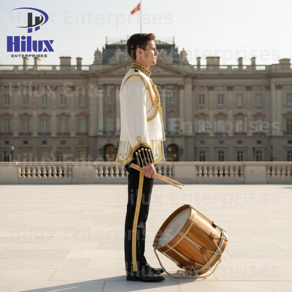 Prince Charming White Military Jacket Uniform Costume | Custom Adult ...