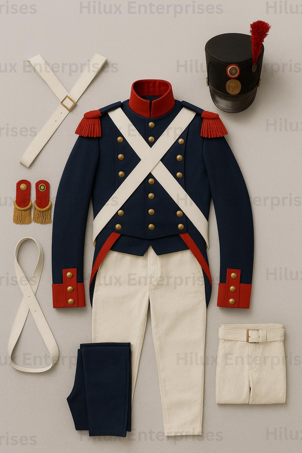 Hand-tailored French Napoleonic Line Grenadier Uniform Kit – Dark Blue ...