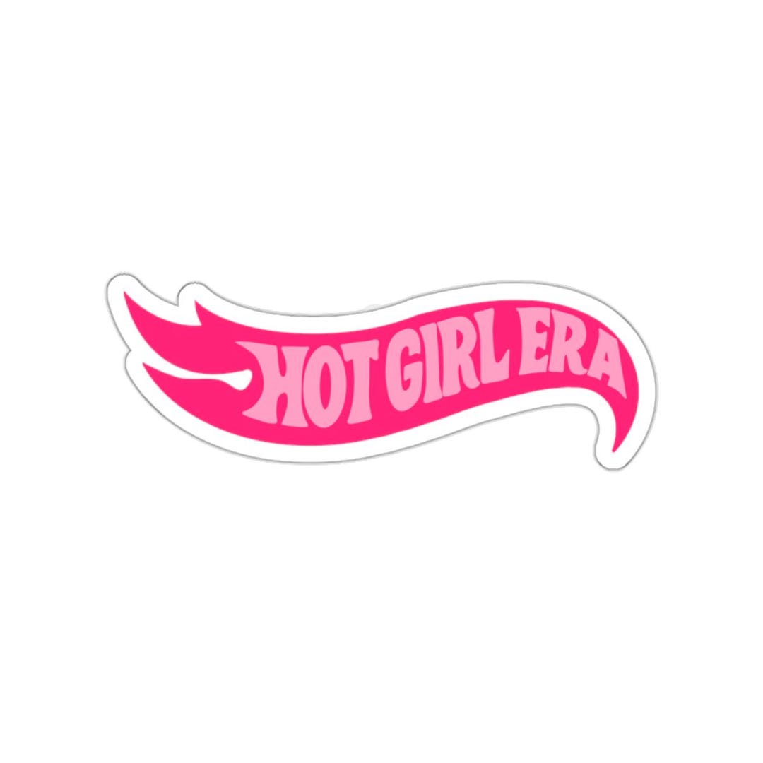 Hot Girl Era Die-cut Stickers, Trendy Laptop Decor, Cute Gift for Her ...