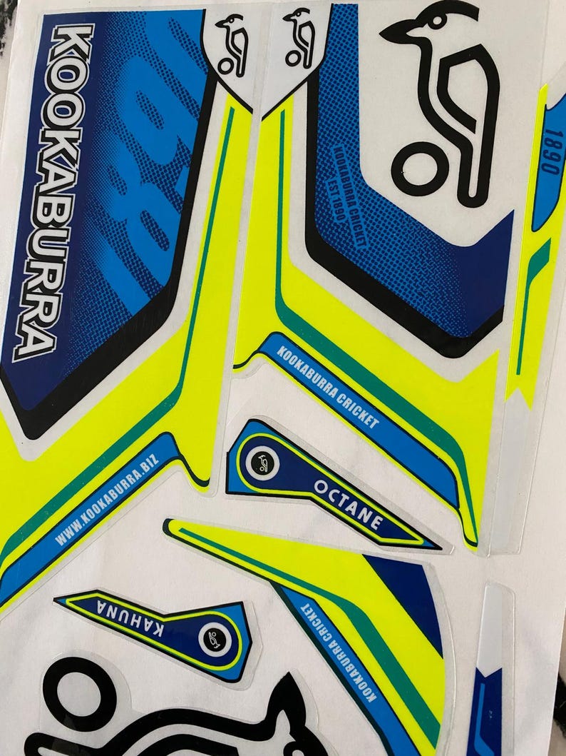 Cricket Bat Stickers, 3D Embossed, High Quality, Professional Look! - Etsy