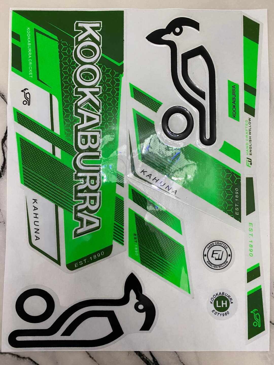 Cricket Bat Sticker, 3D Embossed, High Quality, Custom Design ...