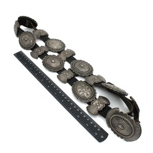 Navajo Gary Begay Sterling Silver Hand Stamped Carved & Filed Size 38 ...