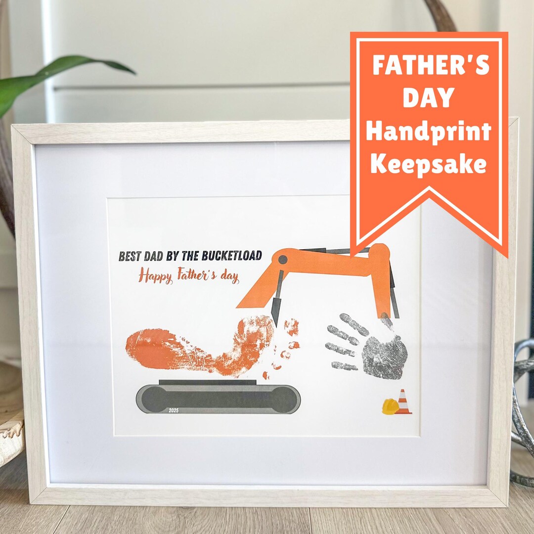 Father's Day Keepsake Craft, Printable Art for Dad, Instant Download ...